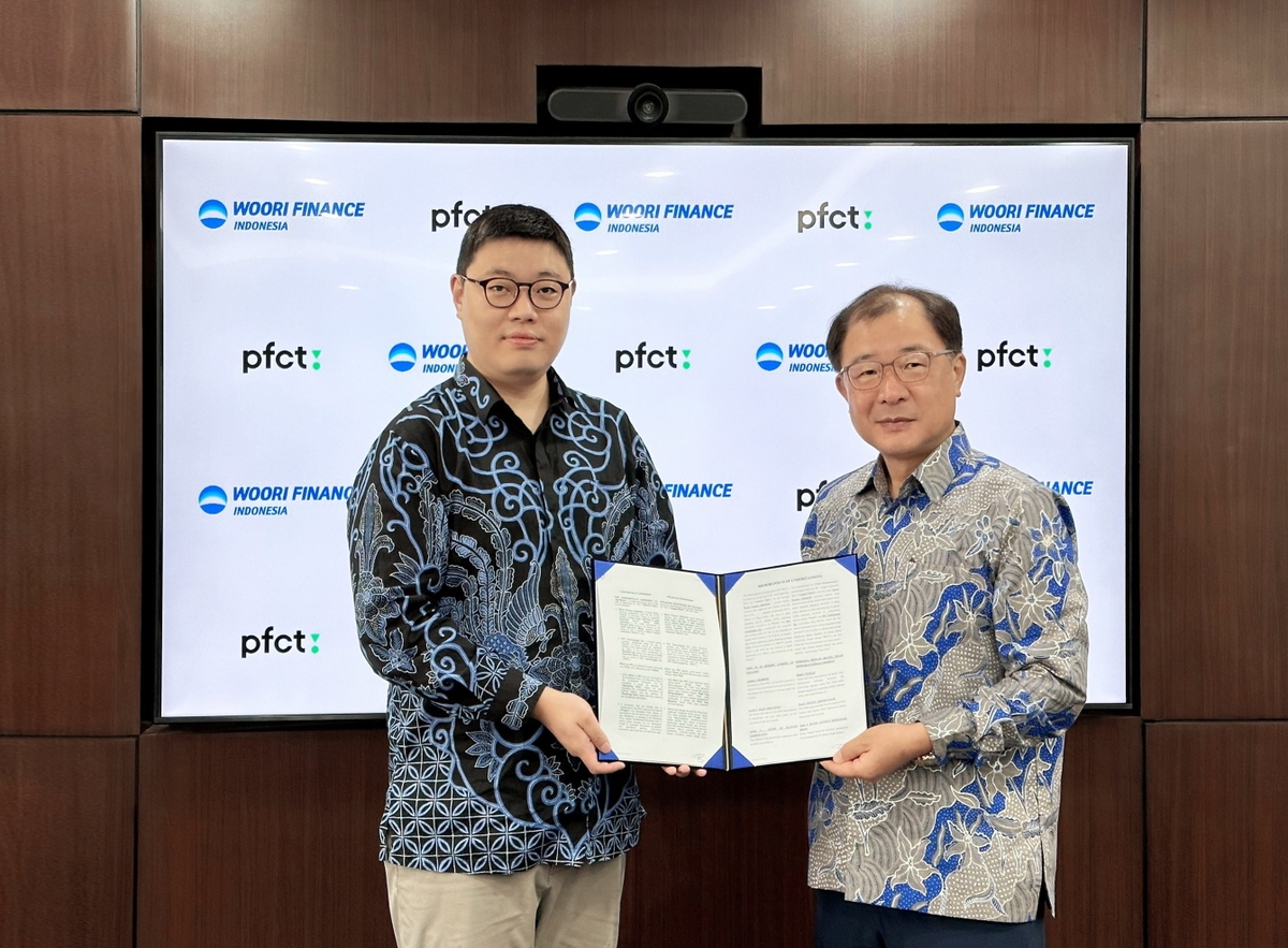 [게시판] PFCT, 우리카드 인니 법인과 신용평가모델 도입 MOU | 연합뉴스