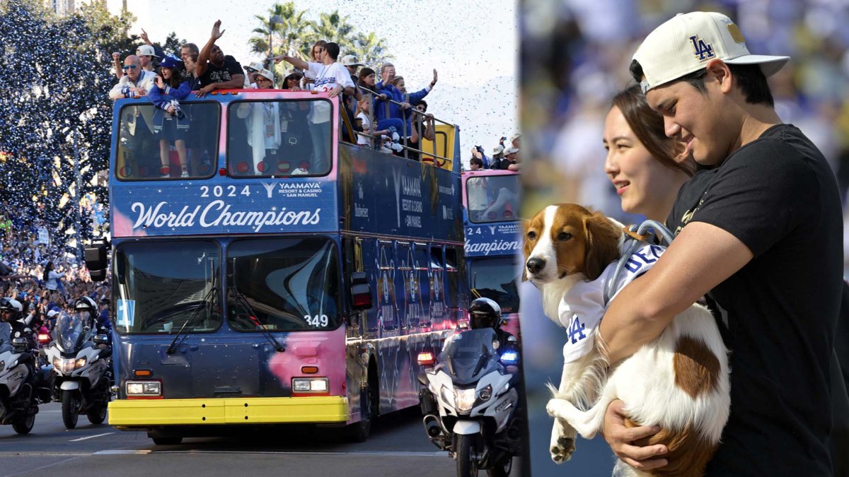 다저스 우승 퍼레이드에 LA 들썩…오타니, 아내와 참석 | 연합뉴스
