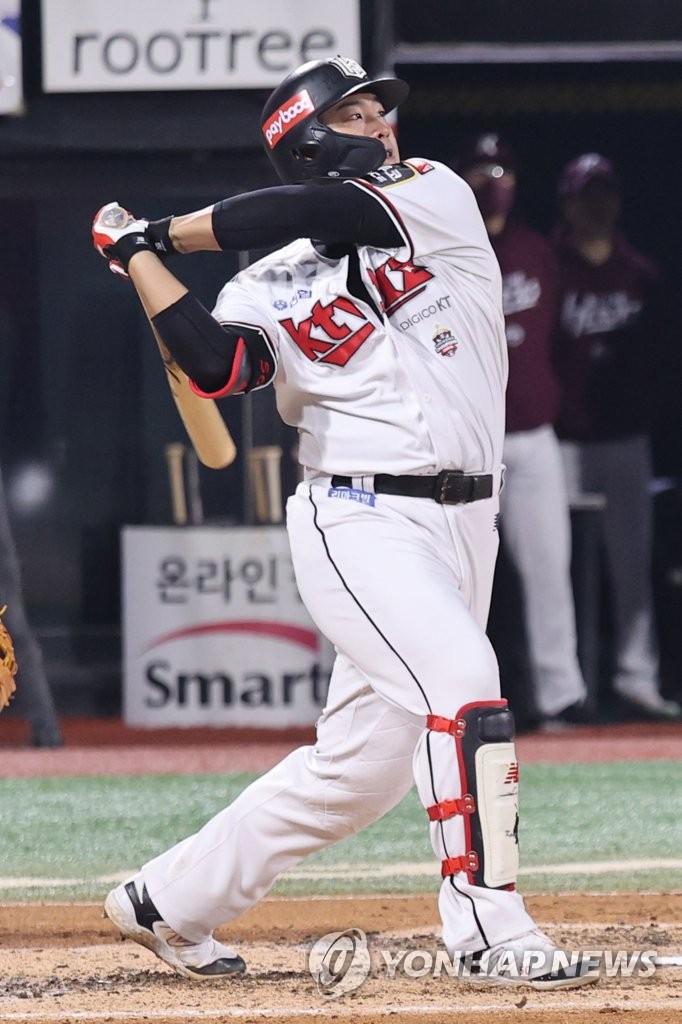 KBO Postseason: Kiwoom Heroes vs. KT Wiz | Yonhap News Agency