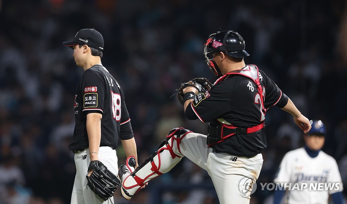 kt PO 4차전 승리 | 연합뉴스