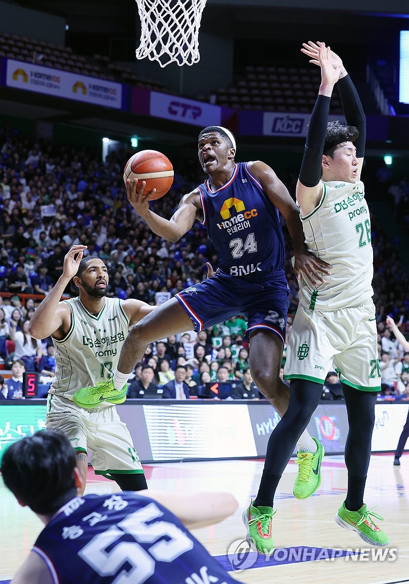 KCC 알리제 존슨 '날아올라' | 연합뉴스