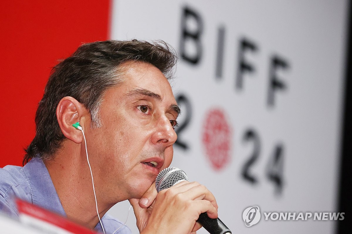 Portuguese director Miguel Gomes at BIFF | Yonhap News Agency