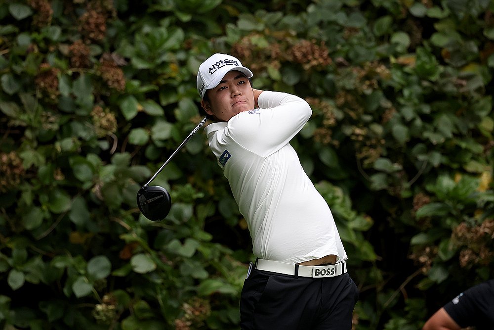 티샷 하는 장유빈 | 연합뉴스