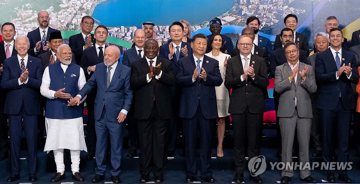 Yoon en la cumbre del G-20 | AGENCIA DE NOTICIAS YONHAP
